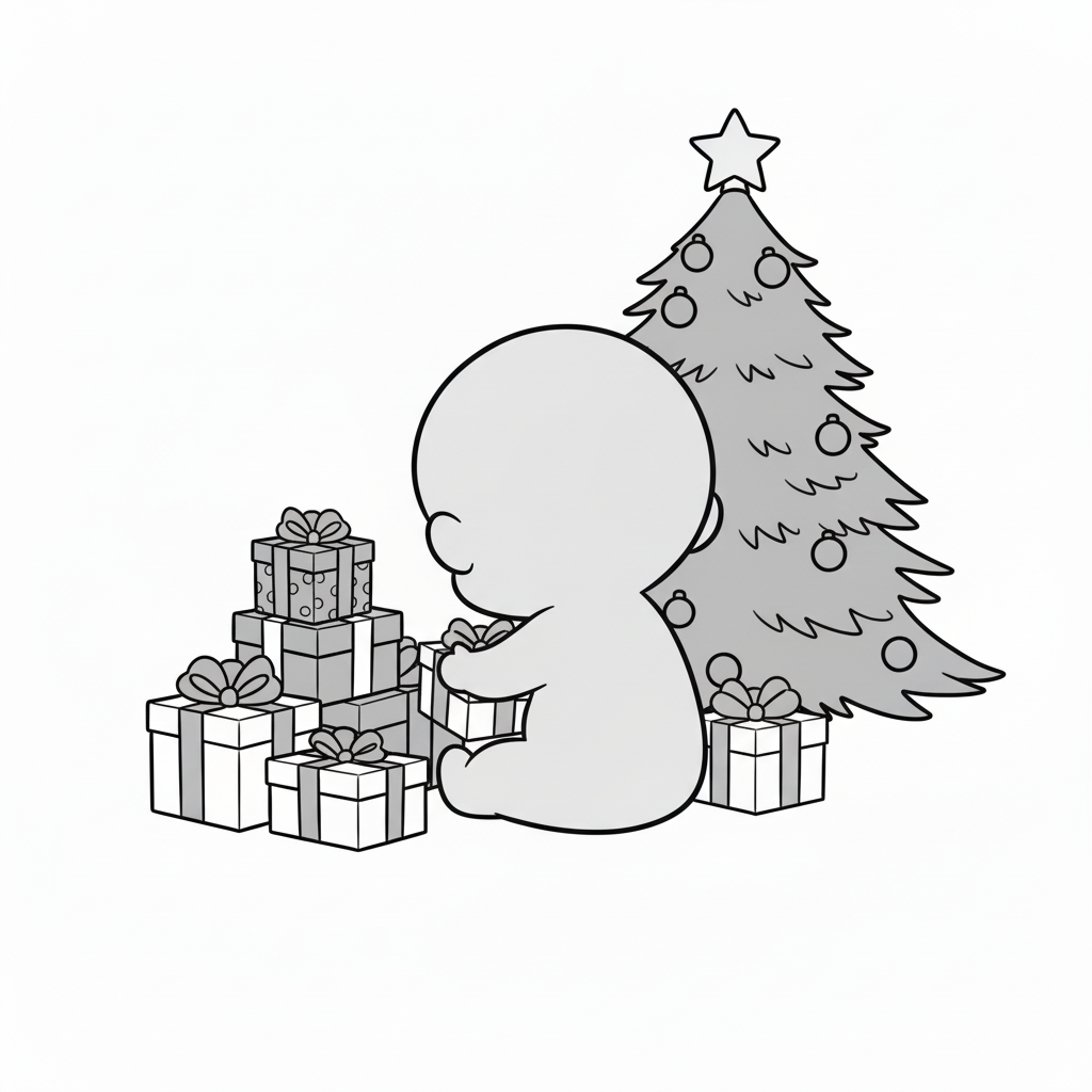 [Free Download] Child Holding a Present Pose Pack — Commercial Use ...