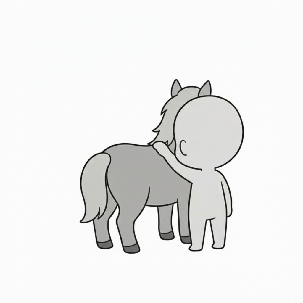 [Free Download] Kids Riding a Pony Pose Collection — Free for copainter ...