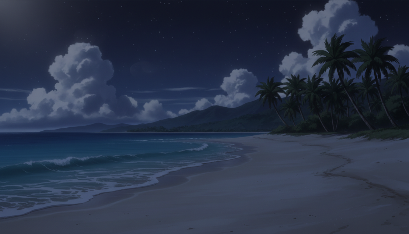 [Free] Beach Background Illustration (Landscape) — Free Commercial Use ...