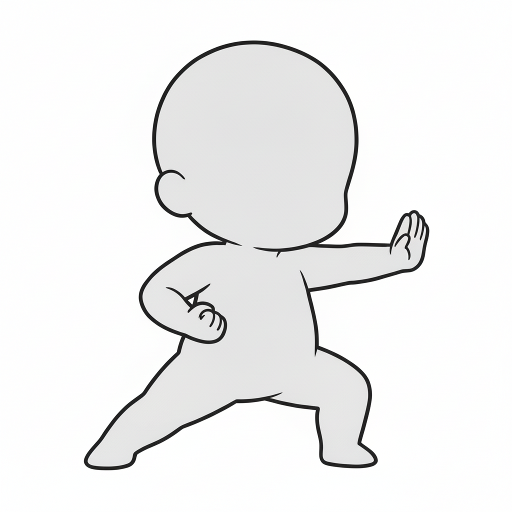 [Free Download] Kids Doing Karate Pose Collection — Free for copainter ...