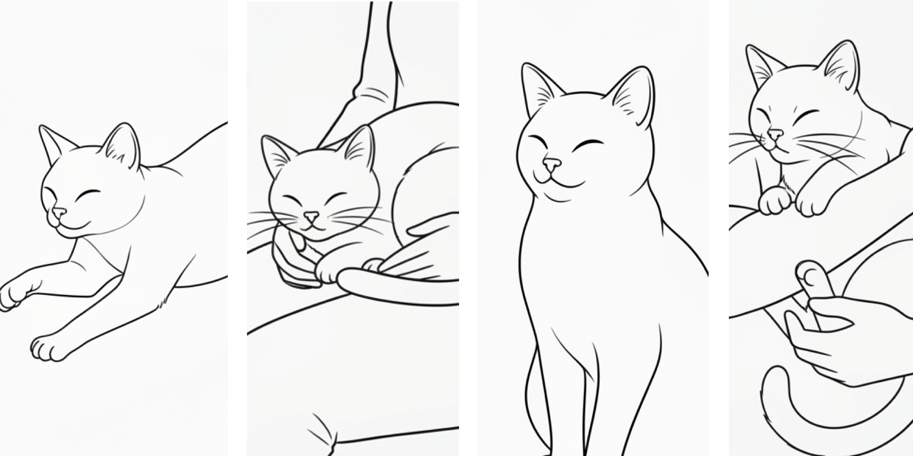 [Free Download] Cat Pose Pack (3) — Free for copainter users ...