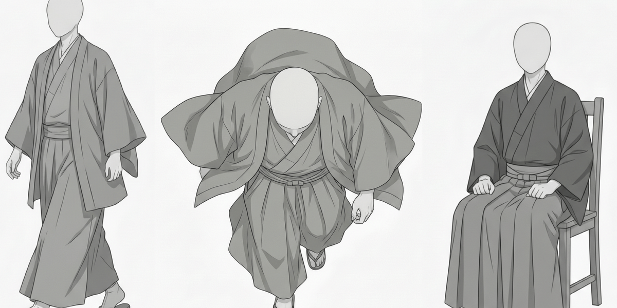 [Free] Kimono Male Poses Collection — Free Commercial Use for copainter ...